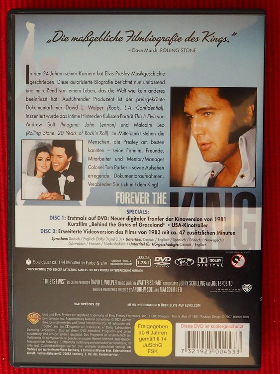 Elvis Presley / 5 Filme (Gebraucht) in Chur für CHF 30 – mit Lieferung ...