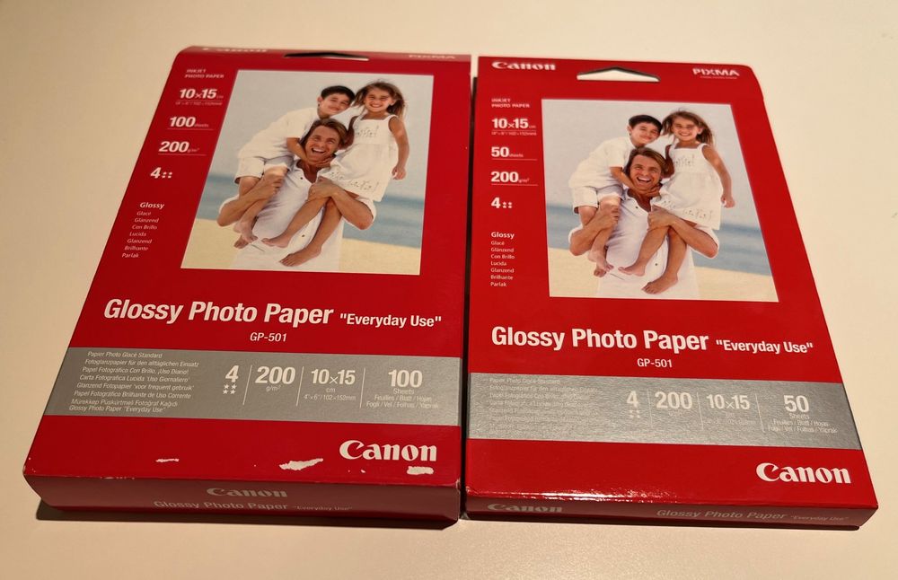 Canon Foto Papier - Glossy Photo Paper - Fotoglanzpapier neu (Gebraucht ...