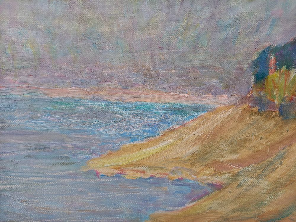 David Arnold BURNAND (1888-1975) le lac de Brêt joli tableau | Kaufen ...