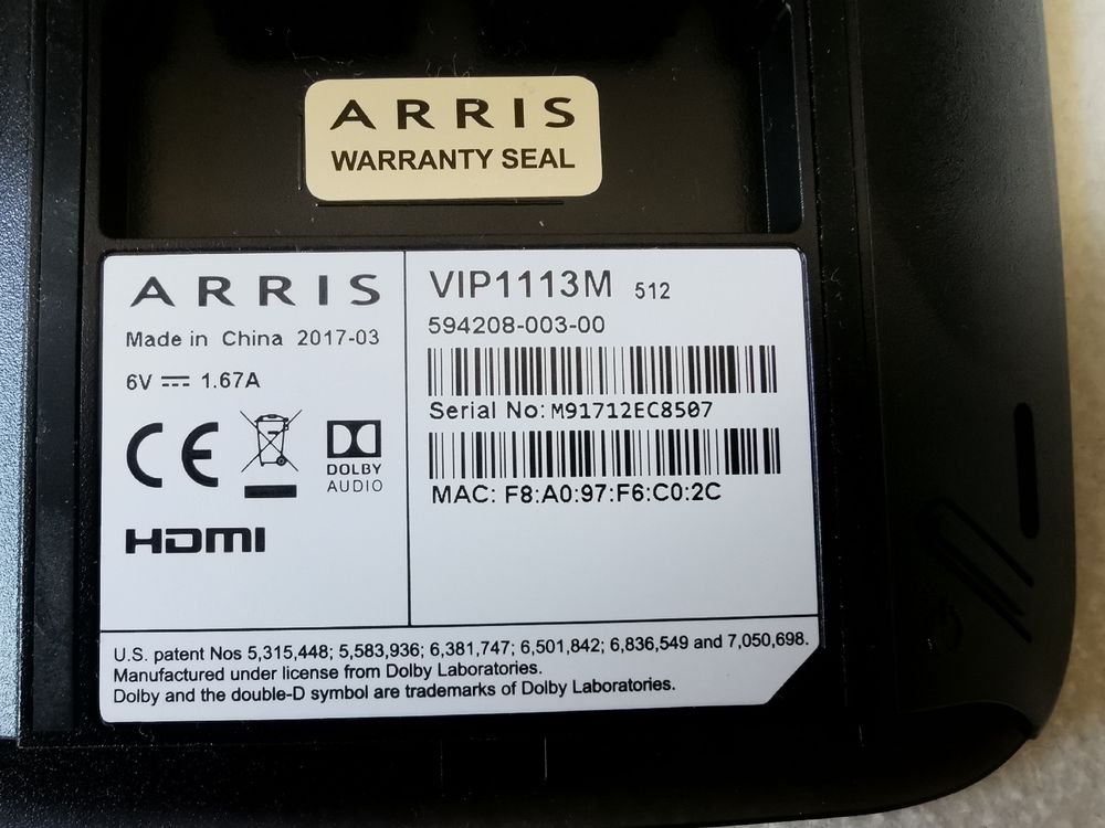 ARRIS VIP1113M Decoder (Gebraucht) in Triesenberg für CHF 3 – mit ...