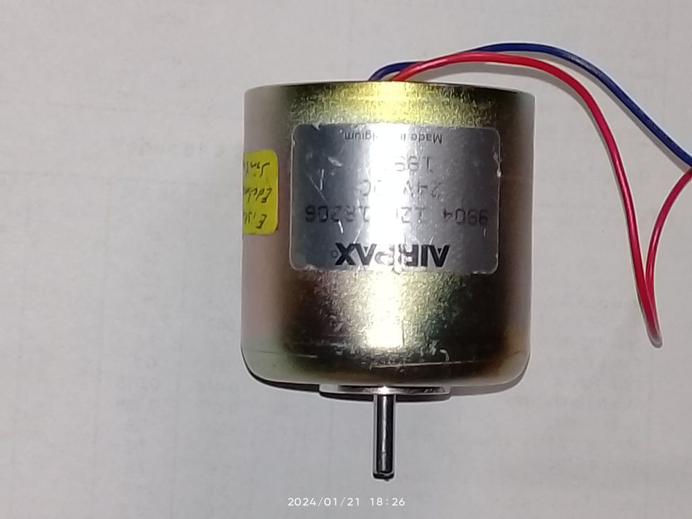 AIRPAX Eisenloser DC-Motor 40mm 24V, 5W (Neu und originalverpackt) in ...