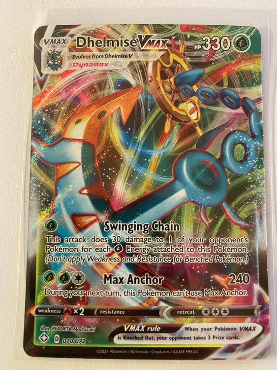 Pokemon Dhelmise VMax 010/072 Shining Fates EN | Kaufen auf Ricardo