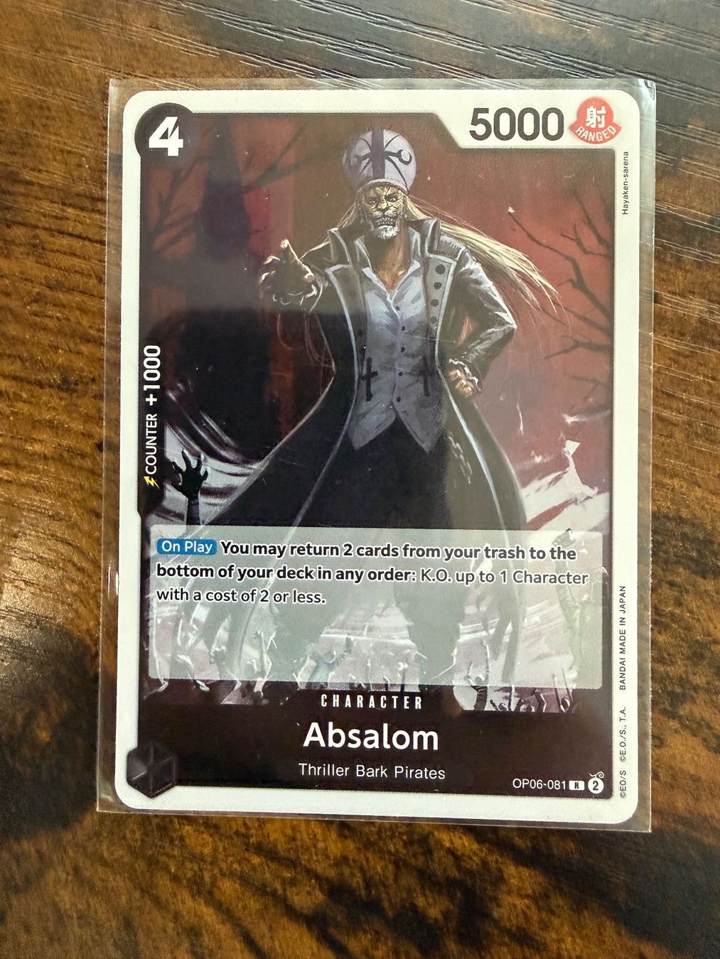 One Piece Card Game – Absalom – OP06 – OP06-081 – Rare (Gebraucht) in ...