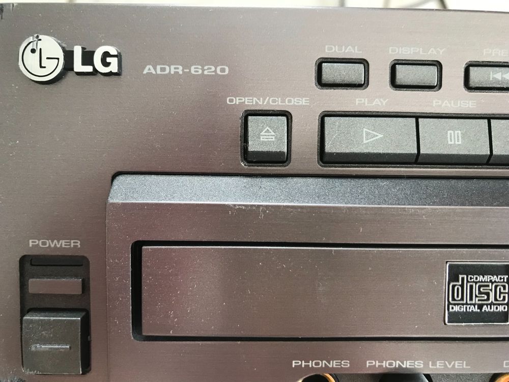 LG CD PLAYER a. d. 80er Jahren, *ADR 620*, Made in Korea (Gebraucht) in ...