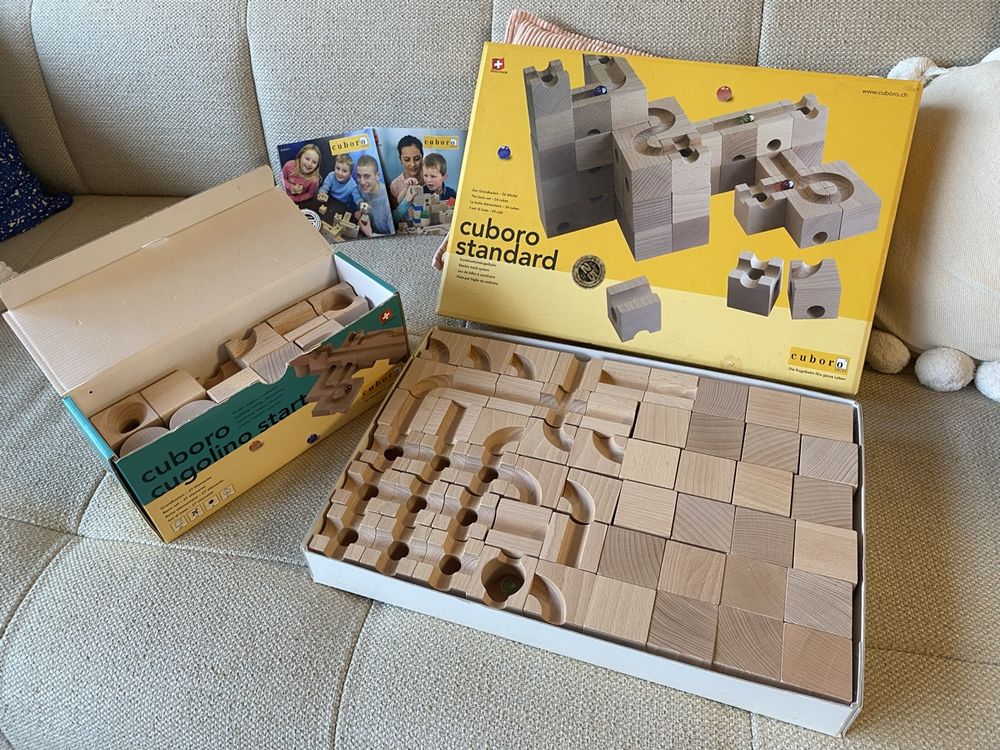 Cuboro set komplett mit ein paar murmeln (Gebraucht) in Arlesheim für ...