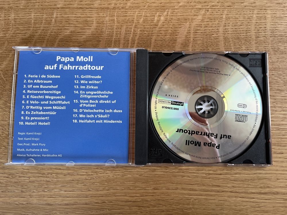 Papa Moll auf Fahrradtour, Kinderhörspiel (CD) (Gebraucht) in ...