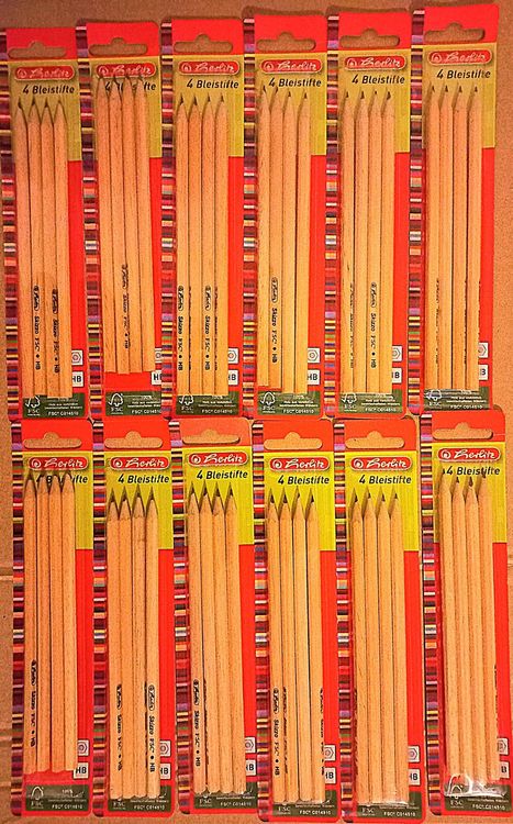 Restposten Bleistifte , Herlitz, 48 Stück (12×4 Stück) (Neu und ...