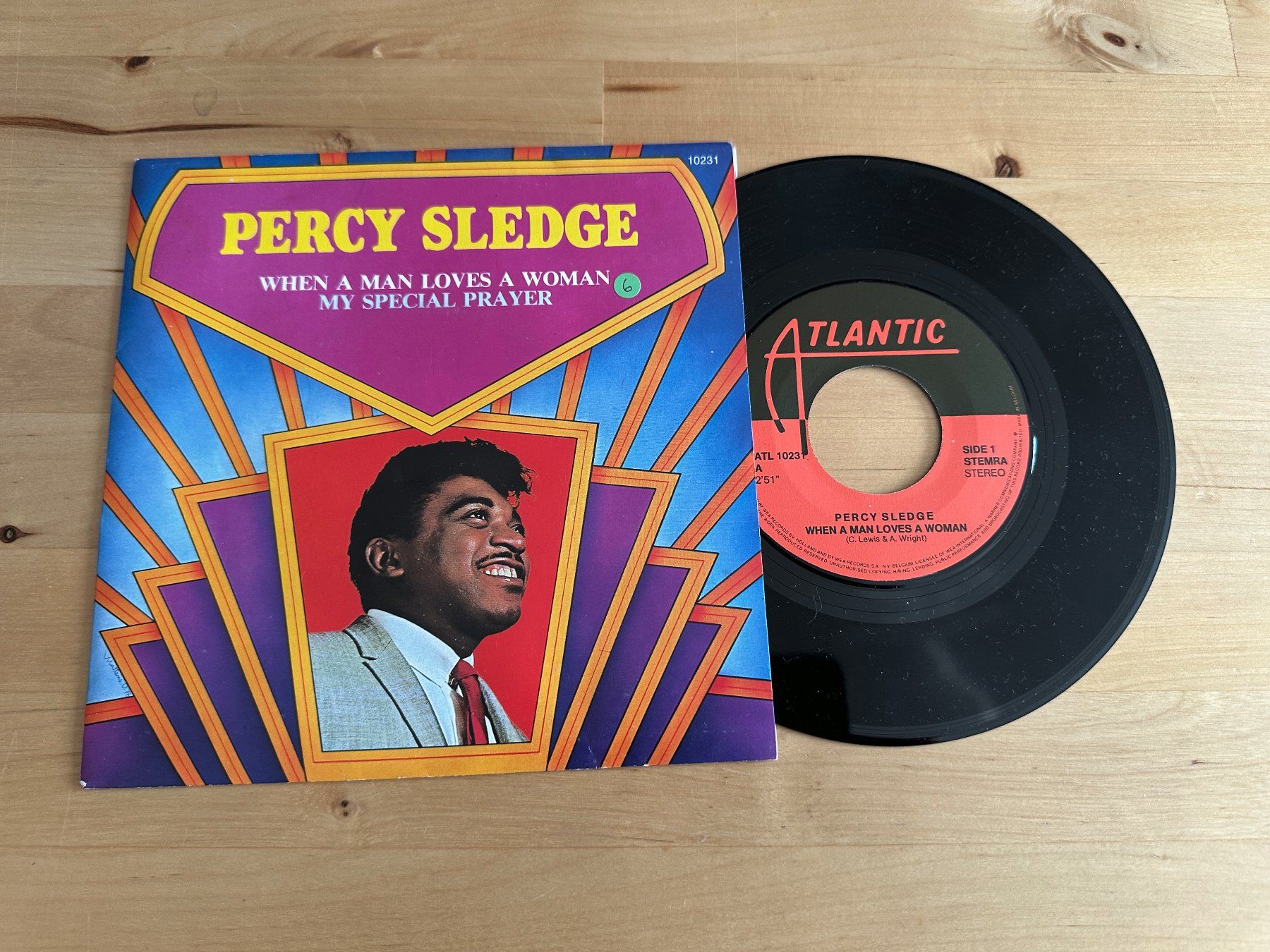 PERCY SLEDGE When a man loves a woman Kult hit 60's 7" Top (Gebraucht ...