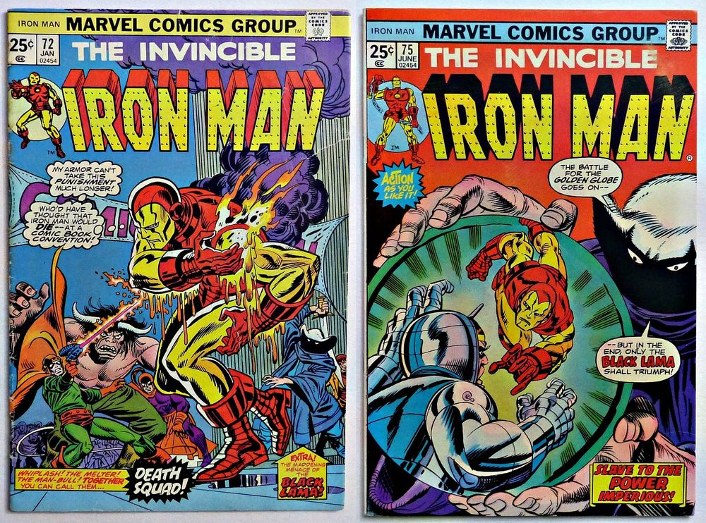 IRON MAN #72 AND #75 GREAT COVER MODOK YELLOW CLAW 1975 (Gebraucht) in ...