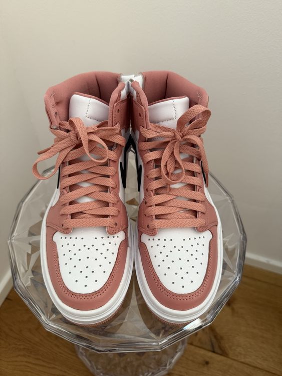 Nike Air Jordan 1 Mid rosa donna 37.5 nuove (Neu (gemäss Beschreibung ...