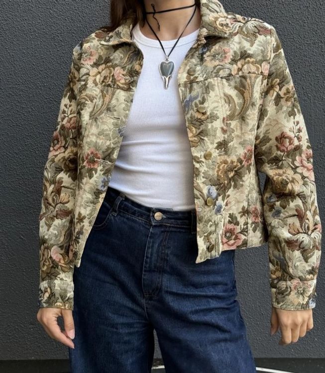 🌸 Jensen Women Only – Vintage Gobelin Jacke Gr. 38 🌸 (Gebraucht) in ...