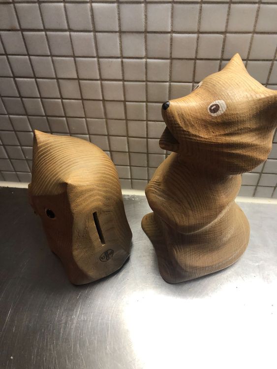 Kasseli UBS Eule & Fuchs Brienzer Schnitzerei | Kaufen auf Ricardo