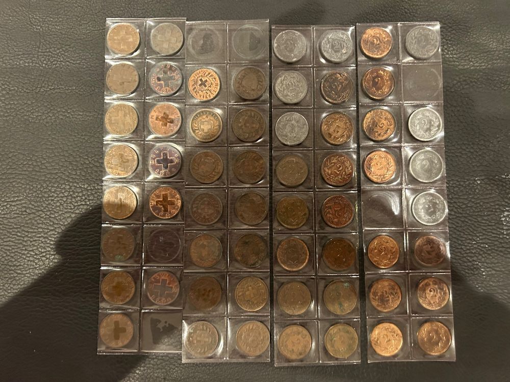 Collection de pièce de 2 centime année diverse | Kaufen auf Ricardo