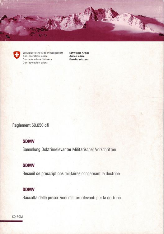 Sammlung Doktrinrelevanter Militärischer Vorschriften (SDMV) | Kaufen ...