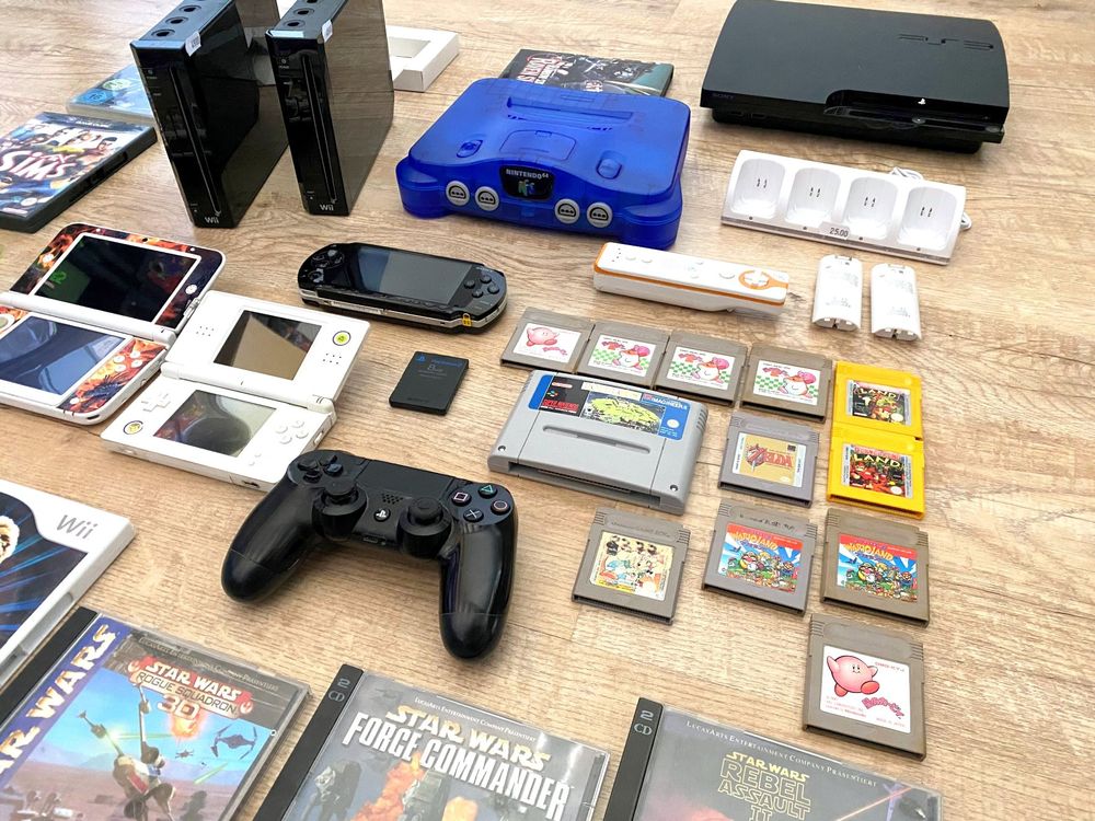 42 Konsolen + Games N64 PSP Game Boy PS3 Wii PC PS3 3DS DS | Kaufen auf ...