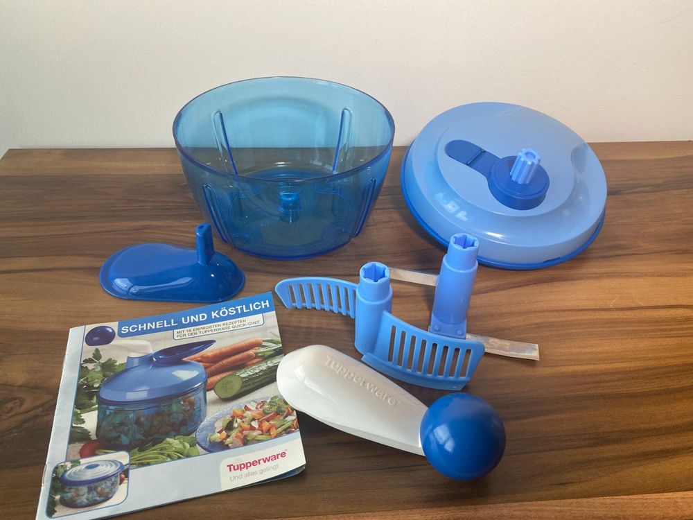 Tupperware Handmixer blau mit Rezeptbuch | Kaufen auf Ricardo