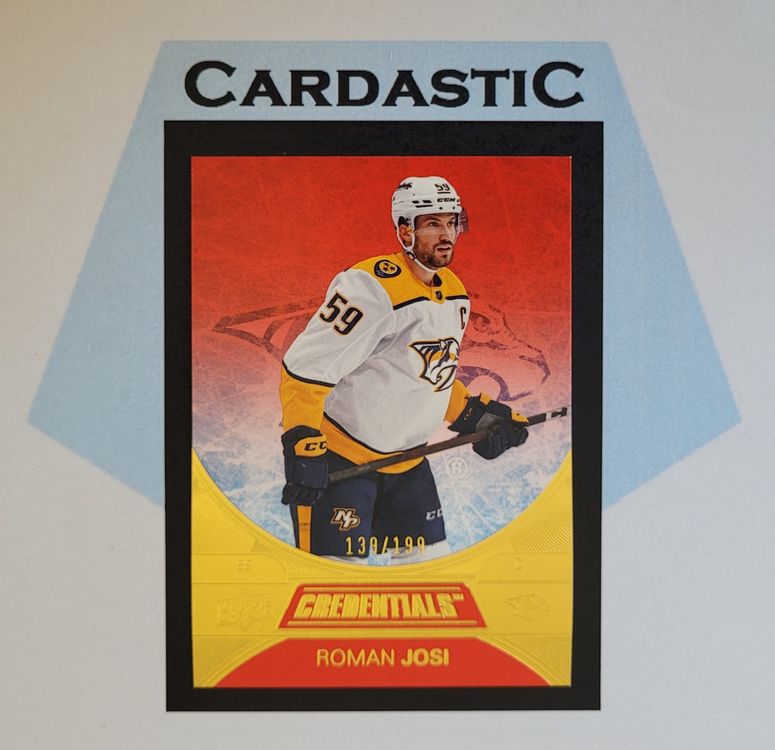 Roman Josi NHL 2021-22 Credentials Red 139/199 | Kaufen auf Ricardo