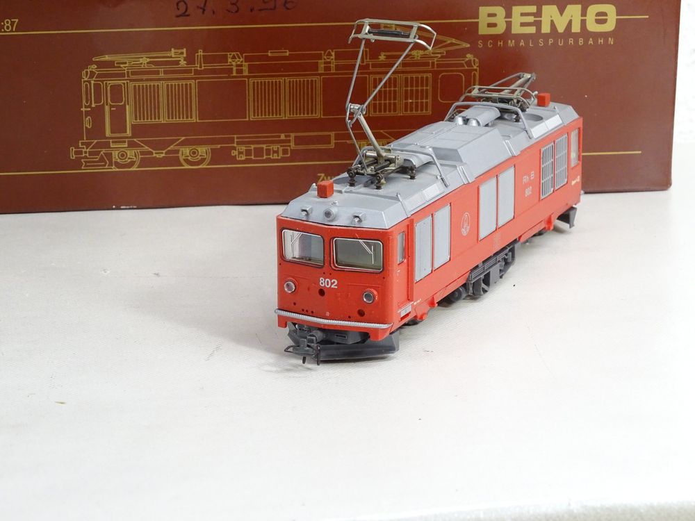 Bemo 1267 102 Gem4/4 RhB Rot 802, Analog, H0m, OVP (Gebraucht) in Wohlen für CHF 162 – mit ...