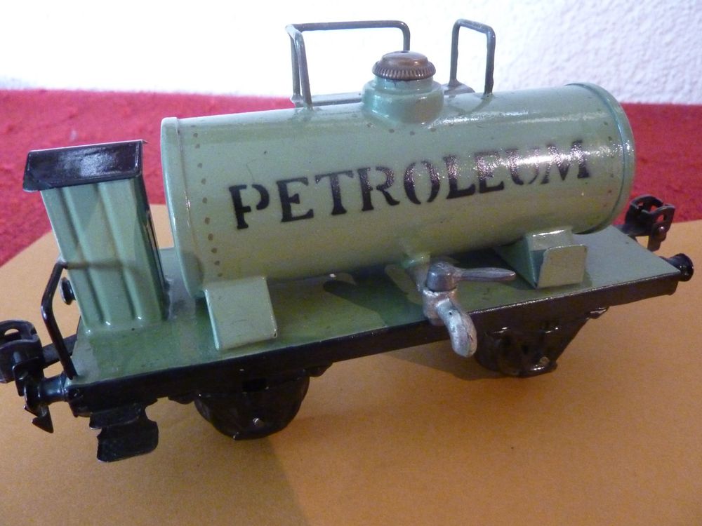 Märklin Tin-Plate Spur 0, Kesselwagen PETROLEUM Nr. 1994 (Neu (gemäss ...