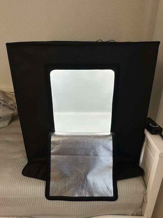 Fotostudio Box 60 cm mit integrierter LED Beleuchtung (Neu (gemäss ...