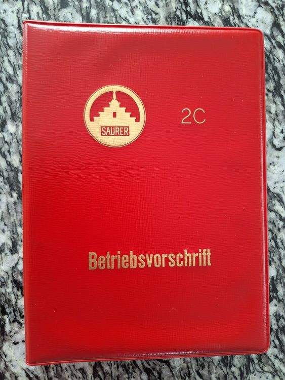 Betriebsvorschrift Saurer 2C (Gebraucht) in Lohn-Ammannsegg für CHF 50 ...