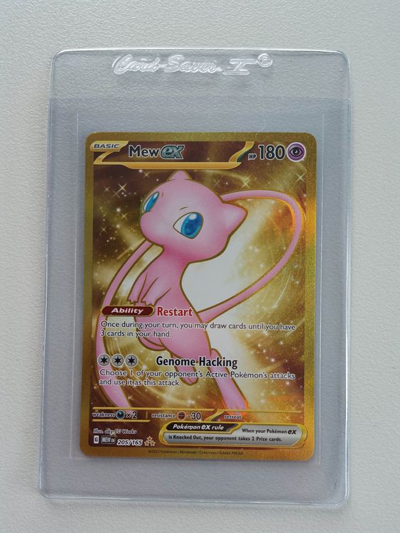 Mew ex Gold Card - Secret Rare Pokemon 151 ENGLISCH | Kaufen auf Ricardo