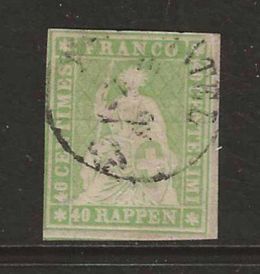 1855 : Strubel Nr. 26C - vollrandig, : KP 140.-- | Kaufen auf Ricardo