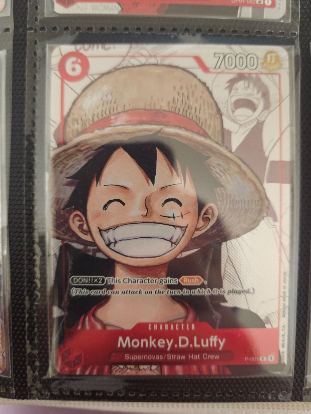 One Piece Card Game Luffy P-001 Bandai premium (Gebraucht) in Nyon für ...