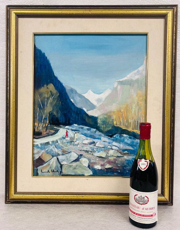 Sinischa Christen (1922-2007) Grosse Berglandschaft Gemälde | Kaufen ...