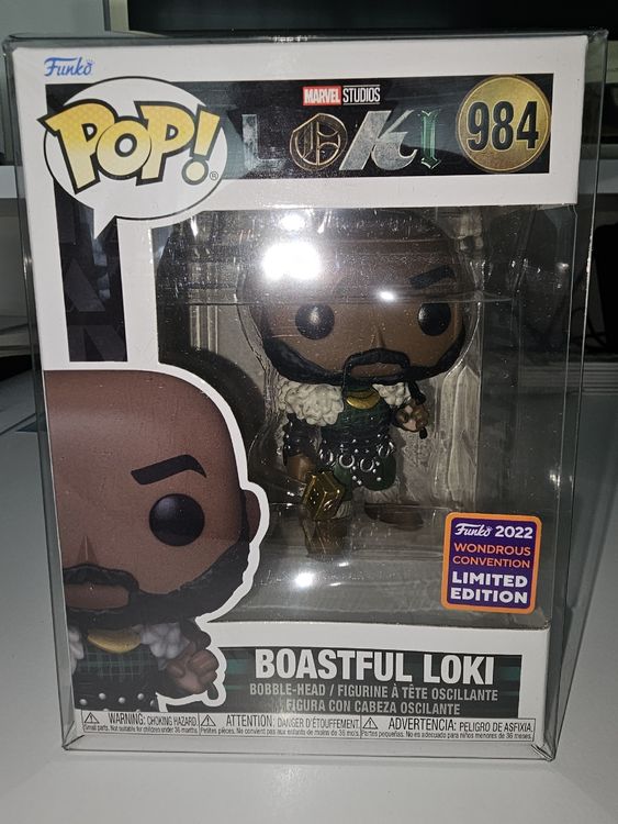 Funko Pop! Marvel Boastful Loki 984 Wondrous Convention 2022 (Neu ...