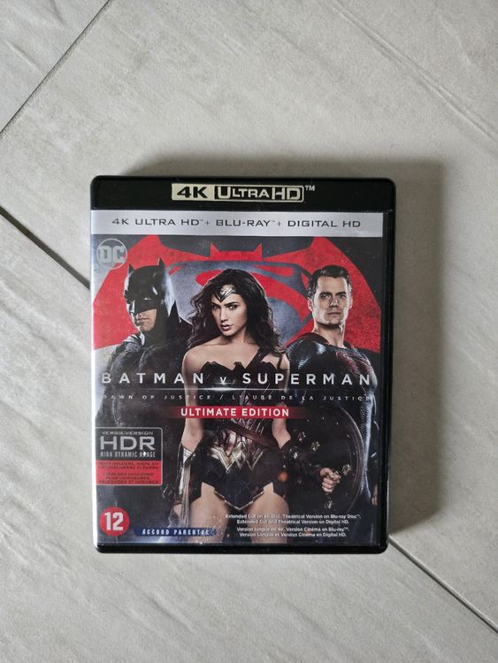Batman Va Superman Blu-ray 4K HDR Ultimate Edition (D'occasion) à ...