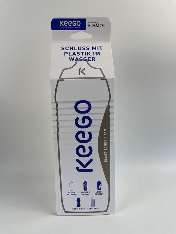 Keego titanbeschichtete Trinkflasche, 750ml (Neu und originalverpackt ...