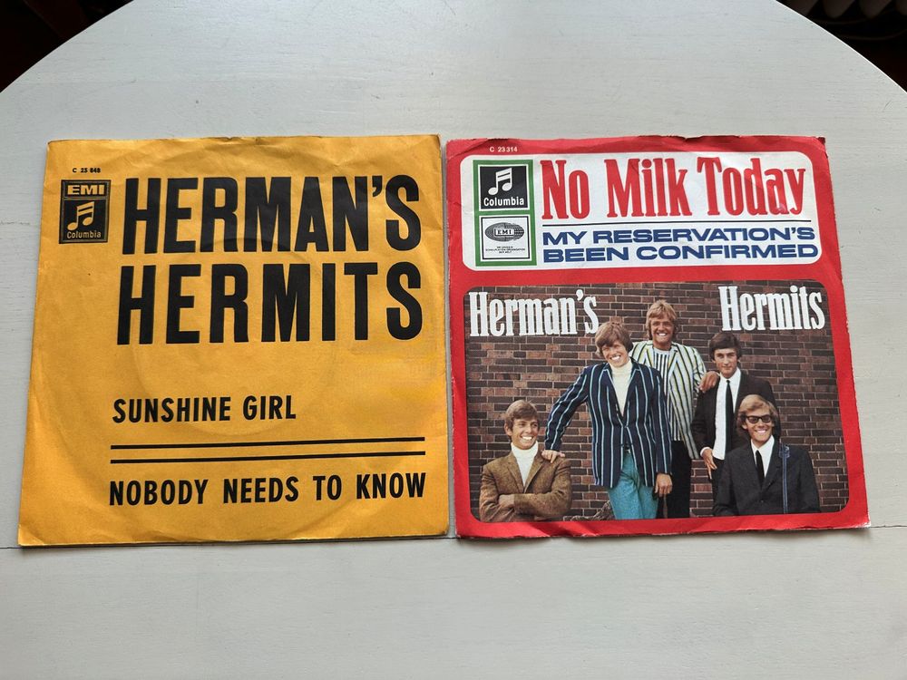 HERMAN'S HERMITS tolle Singles Kult 60's Beat PETER NOONE (Gebraucht ...