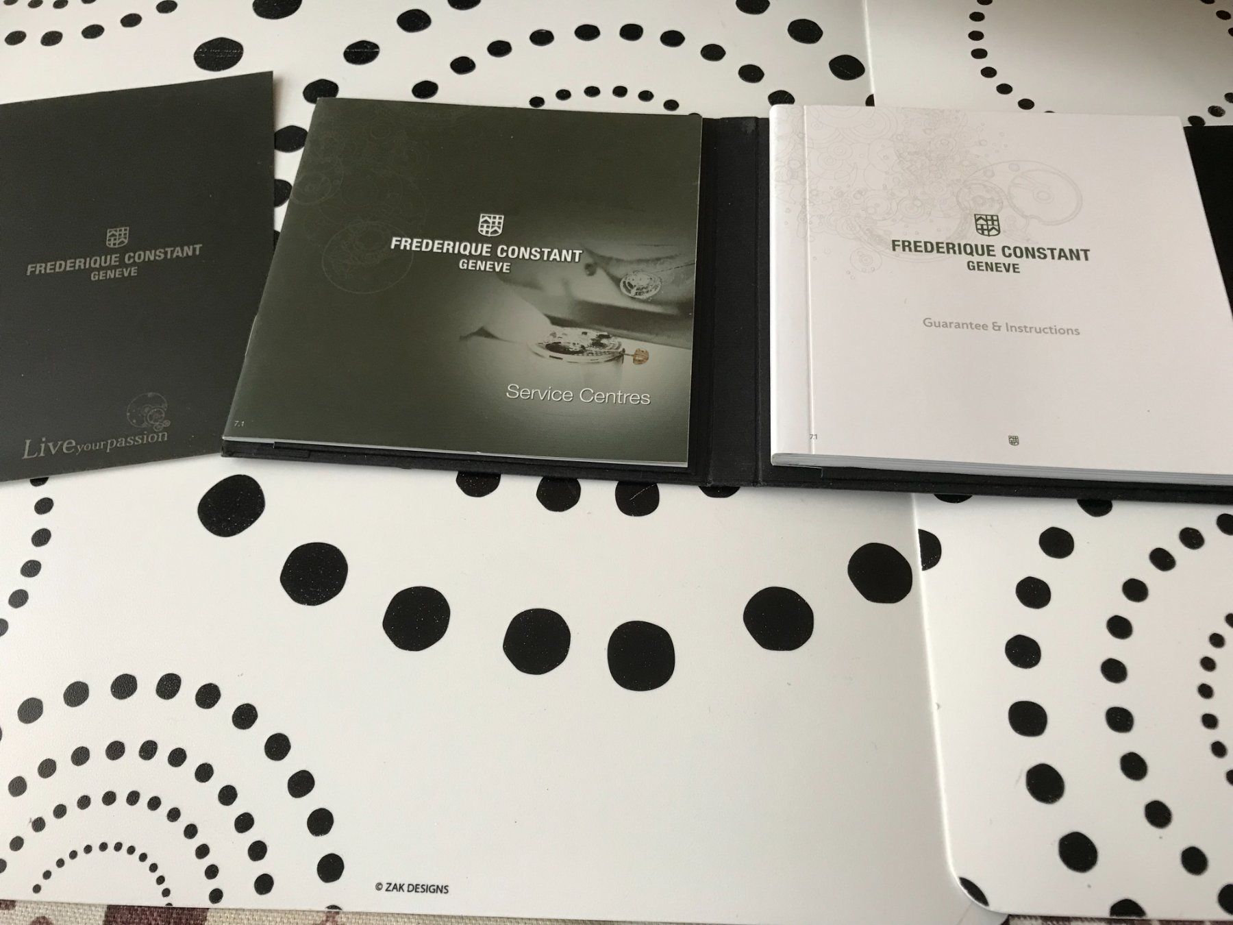 FREDERIQUE CONSTANT GENEVE WATCH CASE BOX + OPERATING NEW ! (Neuf (Voir ...