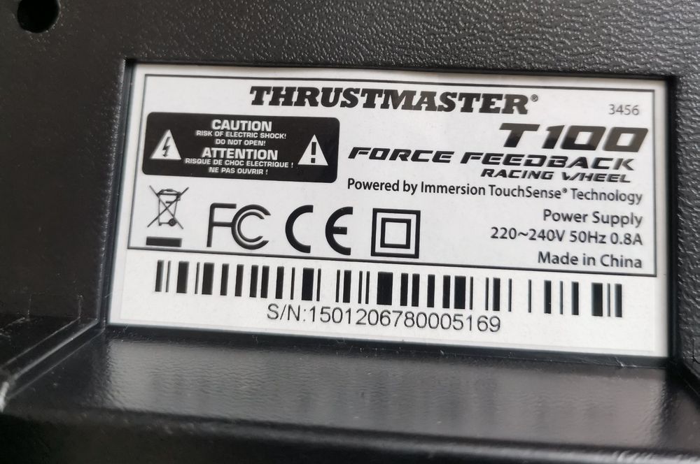 Thrustmaster T100 Force Feedback Racing Wheel (Gebraucht) in Chur für ...