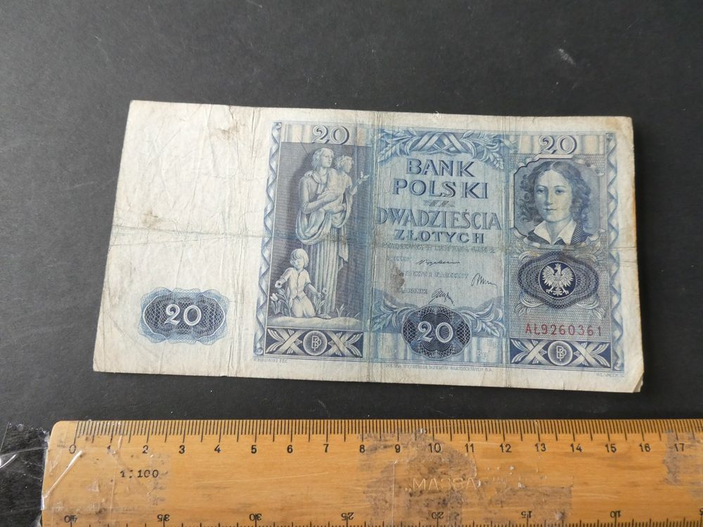 Polen 1936, 20 Zlotych (Gebraucht) in Hinterforst für CHF 2 – mit Lieferung auf Ricardo kaufen