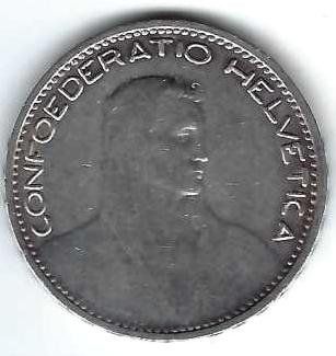 5 Franken 1923 Silber (Gebraucht) in Zürich für CHF 38 – mit Lieferung auf Ricardo kaufen