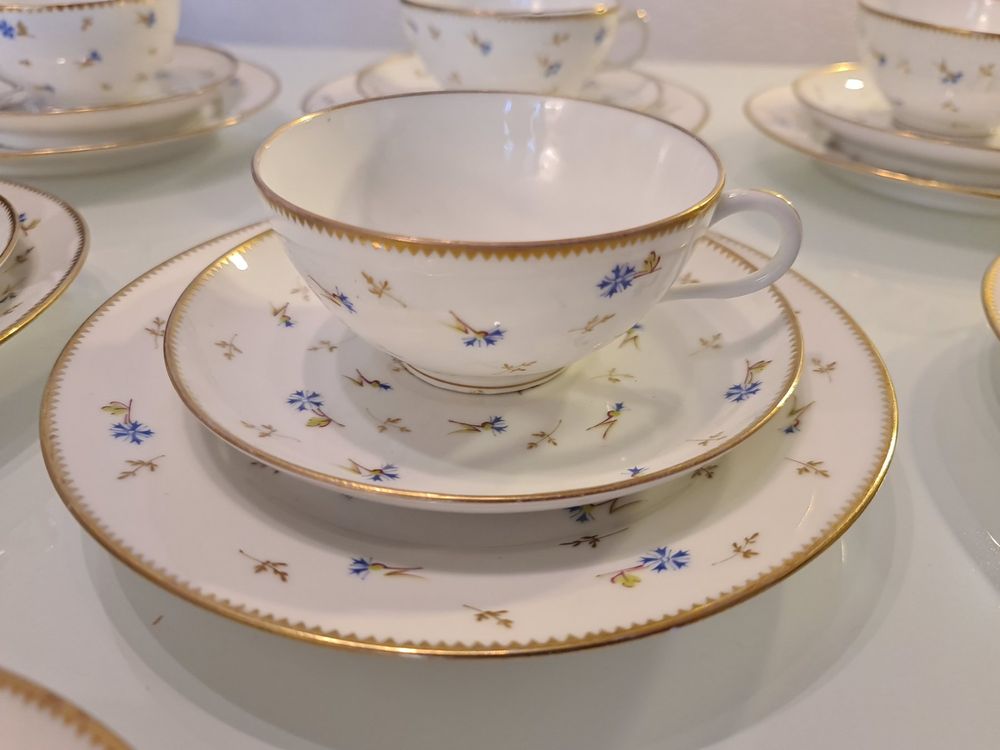 1 - Tasse set Vieux Nyon Kornblumen - Tasse + Untertasse+ te | Kaufen ...