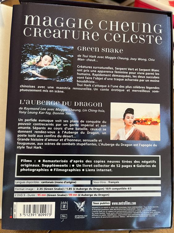 Maggie Cheung Coffret Green Snake / L'auberge du dragon DVD | Kaufen ...