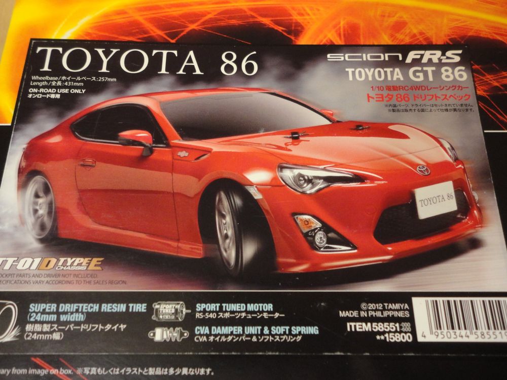 Tamiya Toyota GT 86 Drift-Spec TT-01D Type-E Bausatz (Neu und originalverpackt) in Horgen für ...