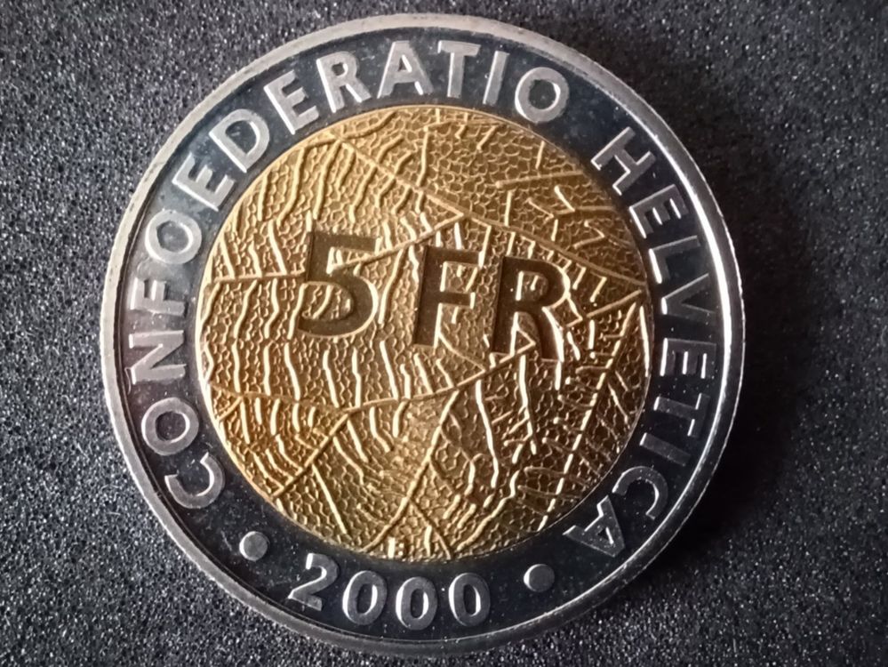 Münze 5 Fr 150 Jahre Schweizer Franken 1850 bis 2000 | Kaufen auf Ricardo