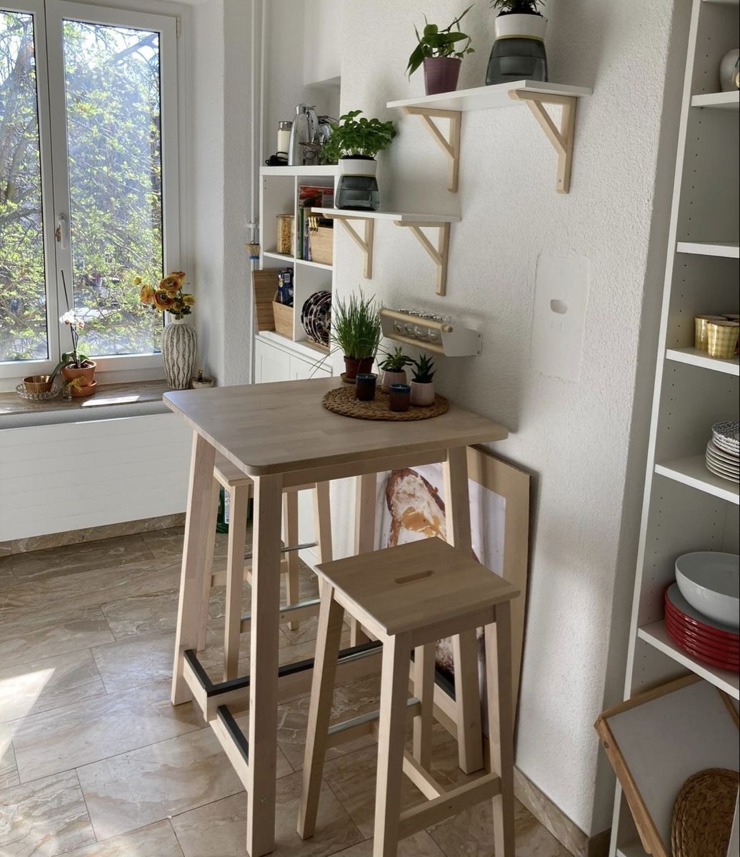 IKEA Norraker Bartisch mit Barhocker, Top Zustand! (Neu (gemäss ...