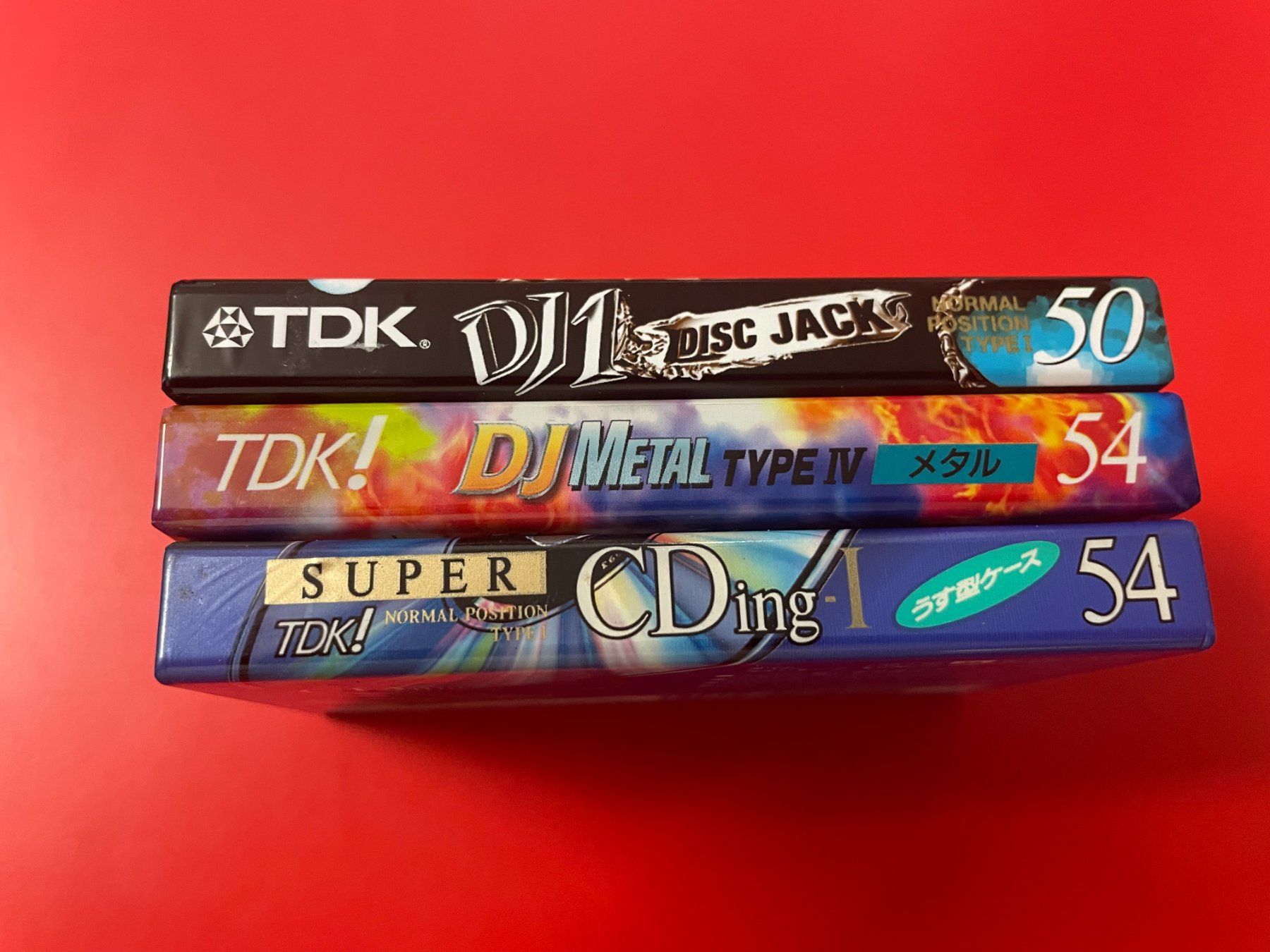 3 x TDK Kassetten Konvolut Type I und IV Originalzustand! (Neu und ...