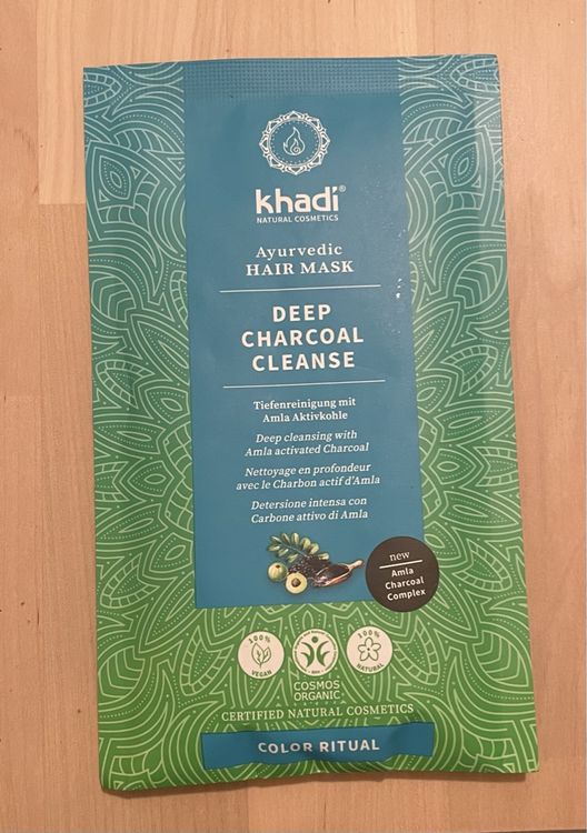Khadi Haarmaske Deep Charcoal Cleanse 50 g | Kaufen auf Ricardo