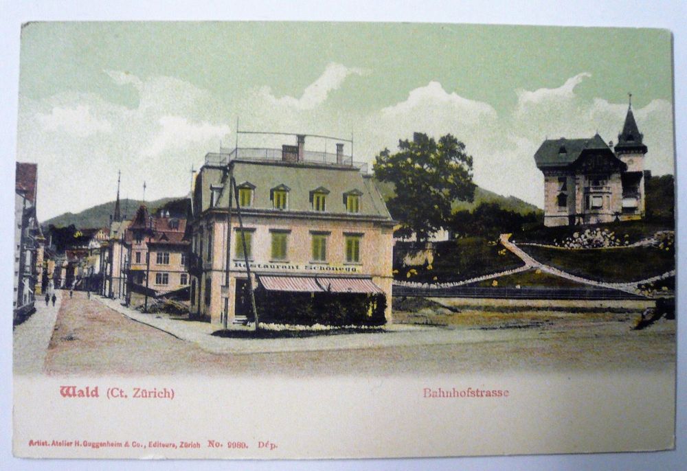 farbige AK WALD, BahnhofSTrasse | Kaufen auf Ricardo