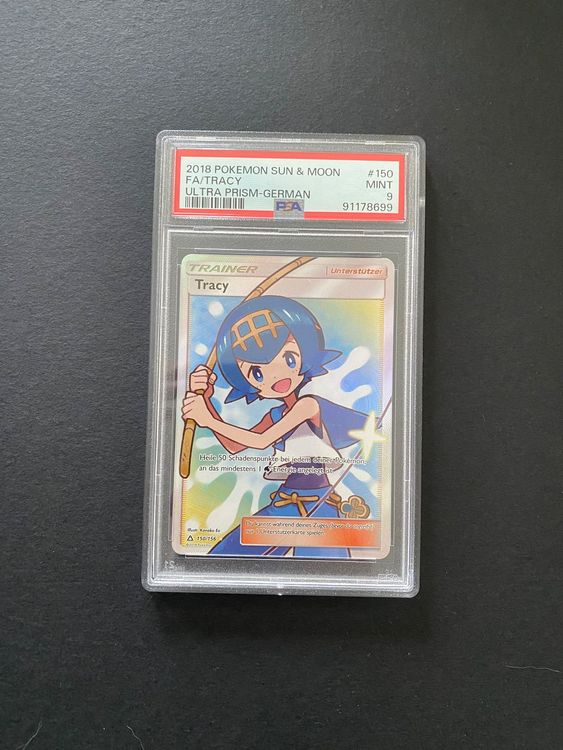 Tracy Trainer - SM Ultra Prisma - PSA 9 - DE - Pokemon (Gebraucht) in ...