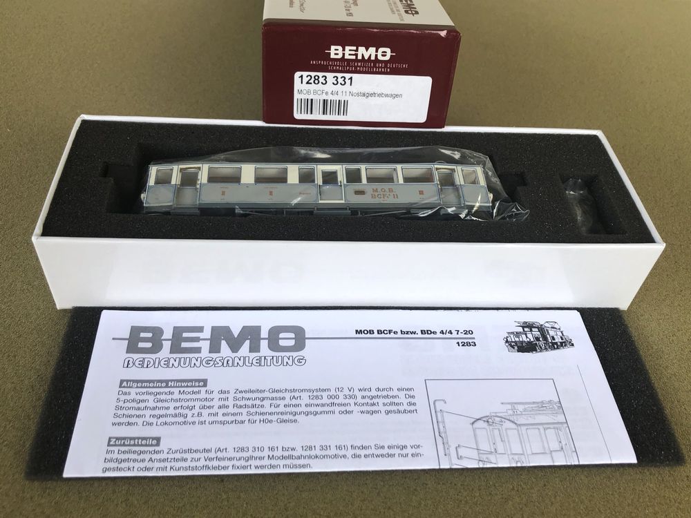 BEMO 1283 331 BCFe 4/4 MOB 11 HOm analog | Kaufen auf Ricardo