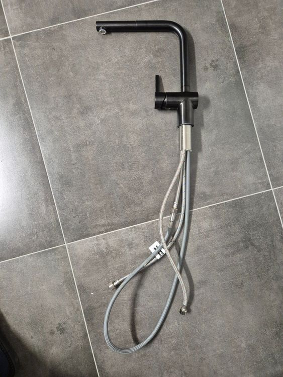 Wasserhahn FRANKE Atlas Neo Zugauslauf "Industrial Black" (Gebraucht ...