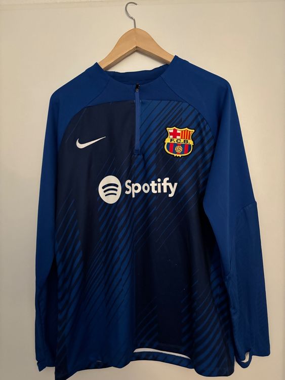 Trainingsjacke FC Barcelona Trikot Blau 2024 Nike Grösse M | Kaufen auf ...