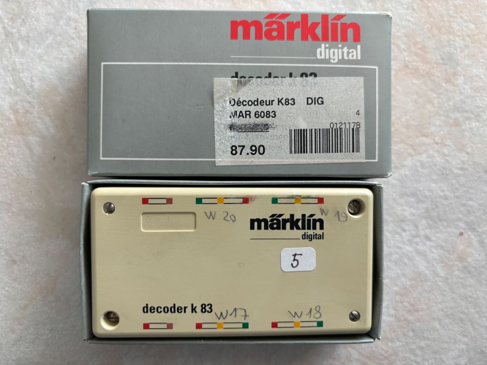 Marklin 6083 décodeur K 83 | Kaufen auf Ricardo